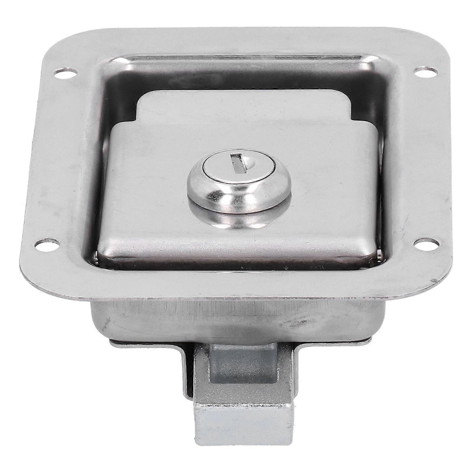 304 Stainless Steel Paddle Door Latch Toolbox Lock Flush Mount with 2 ...