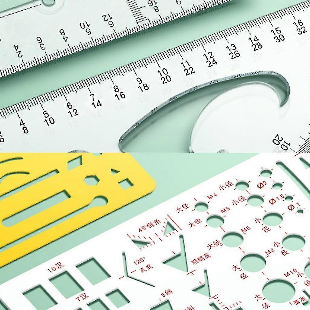 Architect Set,professional Geometry Set,compass And Protractor Set ...