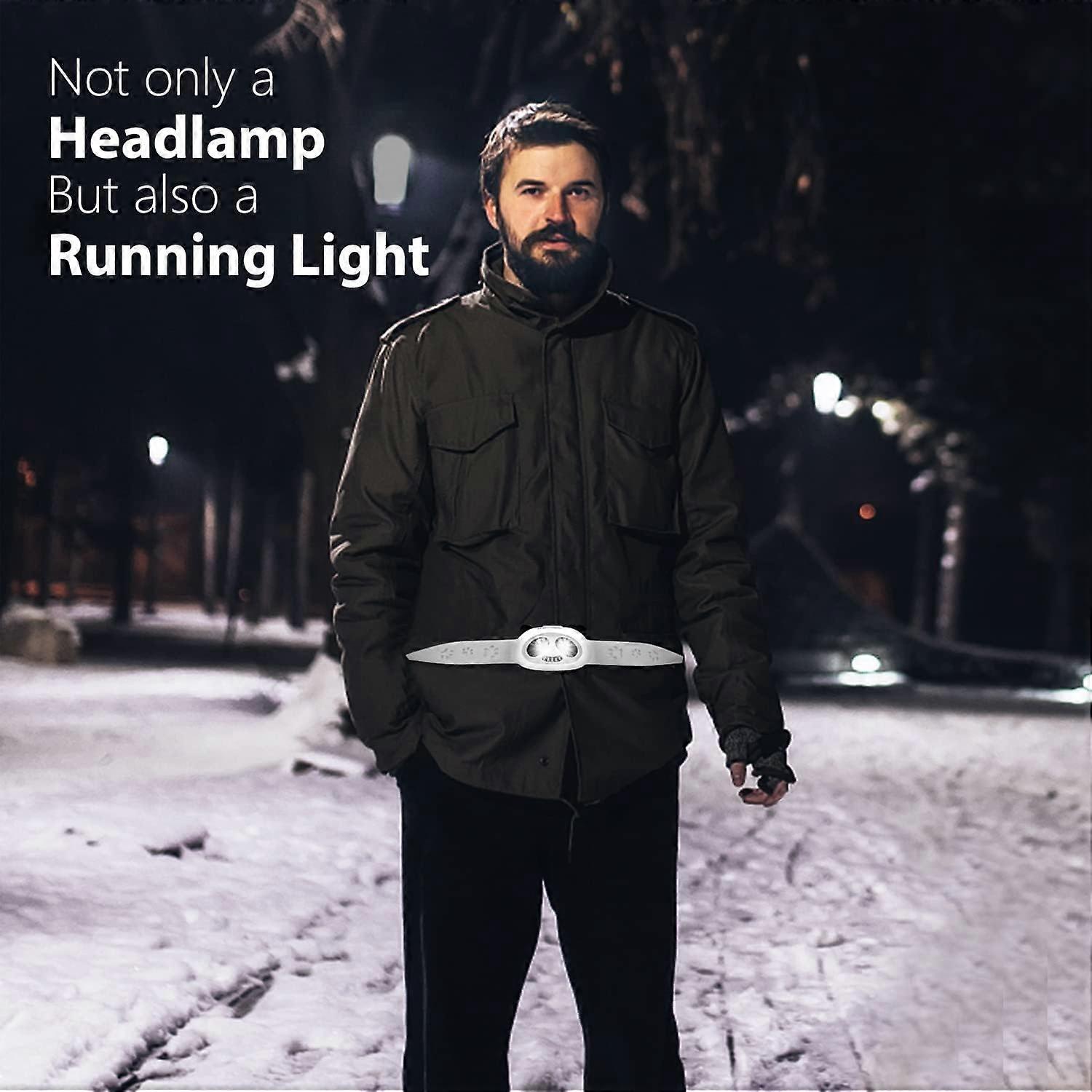 Head Torch for Adults and Kids,Panda Design Rechargeable LED Headlamp ...
