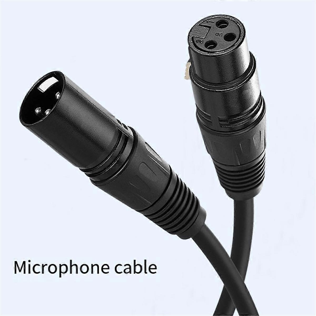 XLR Audio Cable Karaoke Mic Sound Cannon Cable Male to Female XLR Cable ...