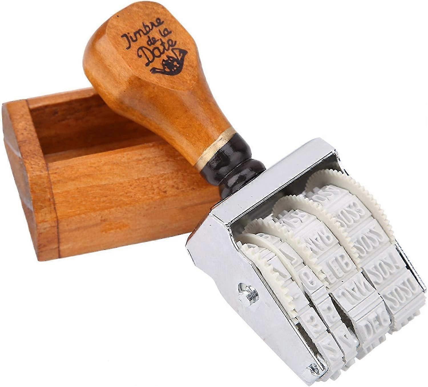 Egg Date Stamp Kit Wooden Date Stamp Diy Wooden Handle Date Digital ...