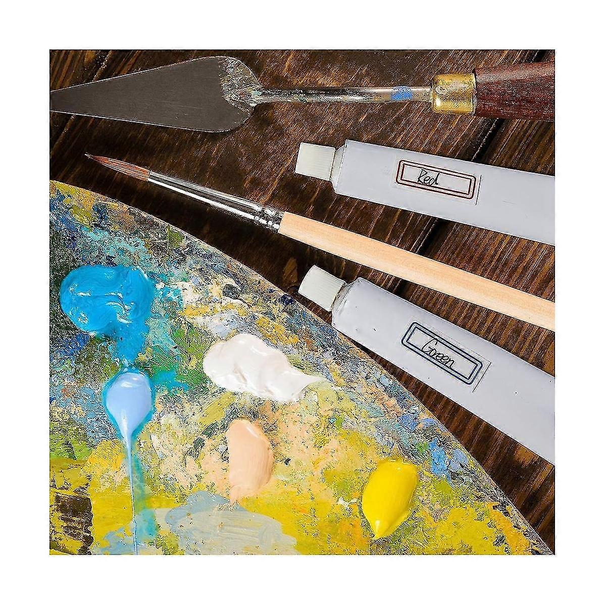 48 Pcs Empty Aluminum Paint Tubes 20Ml Paint Tubes for Making Paint and ...