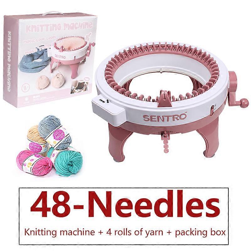 Large hand-cranked circular knitting machine DIY creative knitting ...