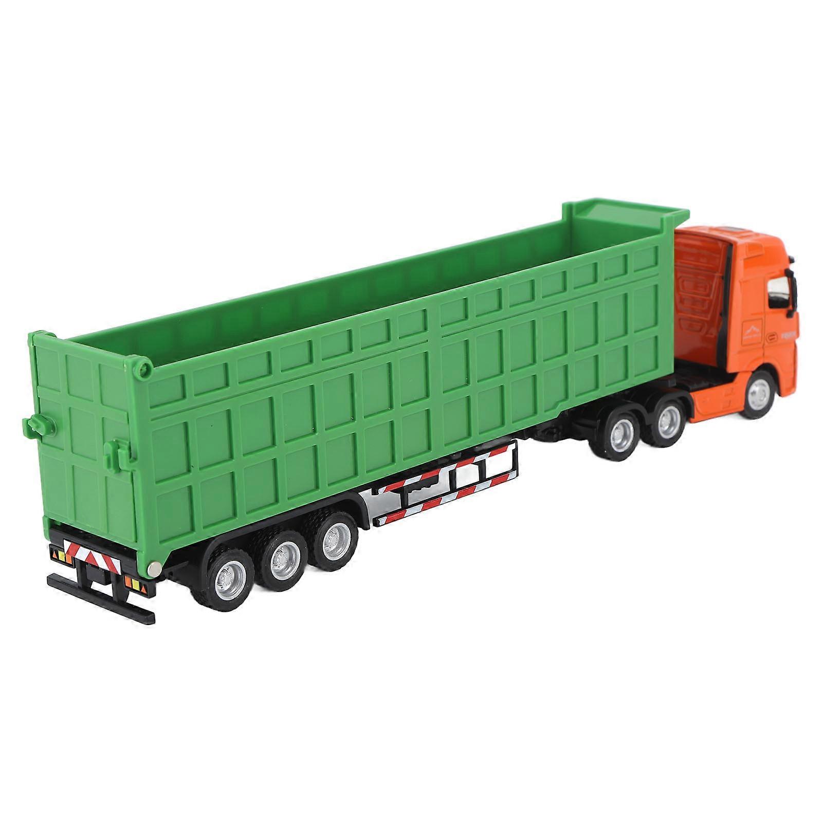 1:50 Scale Diecast Model Truck Toy Static Model Car Dump Truck for Kids ...
