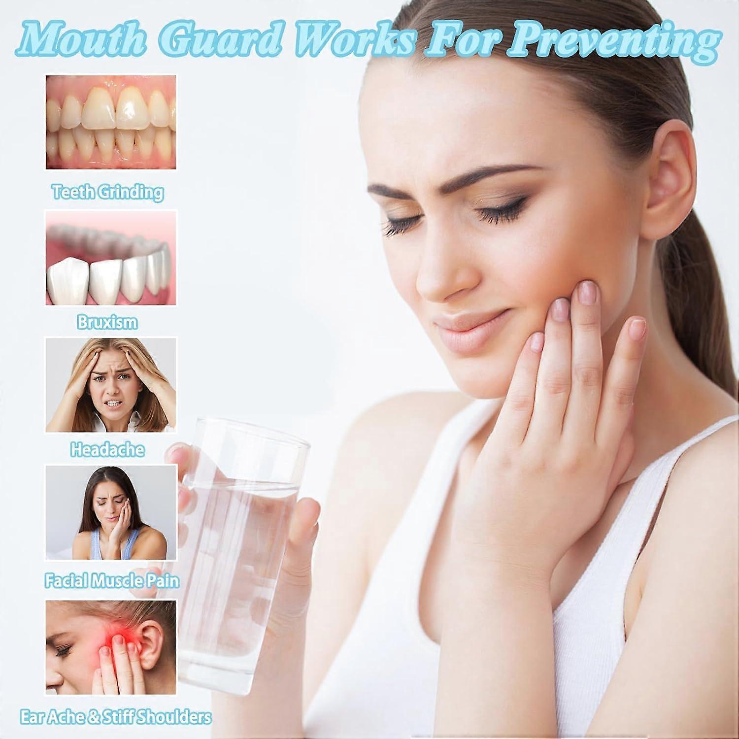 6 Pack Teeth Grinding Night Guard for Adults Mouth Guard for Sleeping ...