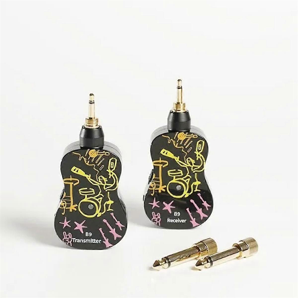 Wireless Guitar System 2.4Ghz Guitar Pickup Transmitter Receiver for ...