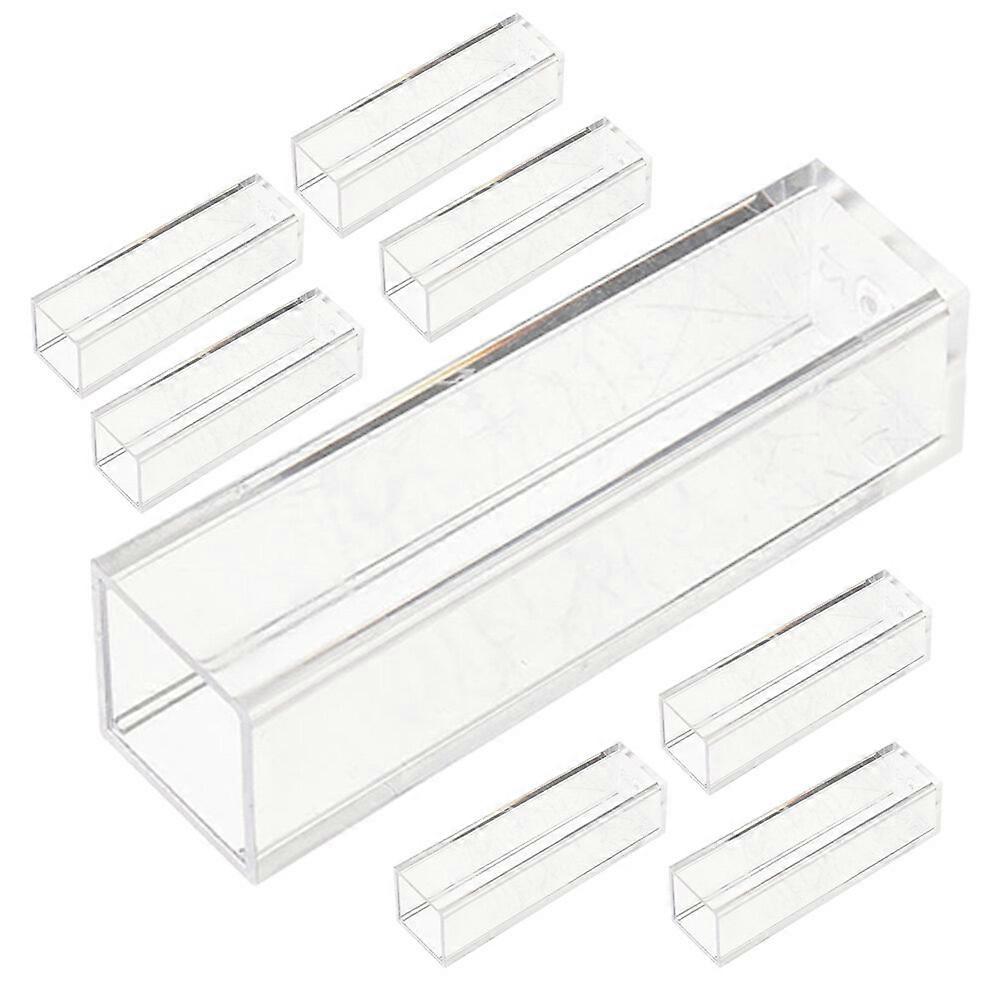 8 pcs Plastic Cuvettes Professional Cuvettes Transparent Cuvettes Mini ...