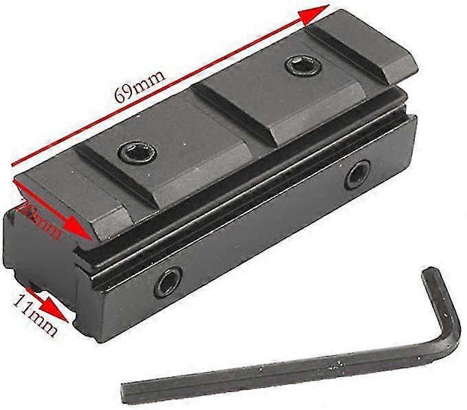 Rail Mount Base Adapter, 11mm to 20mm Conversion Rail Bracket Torch ...