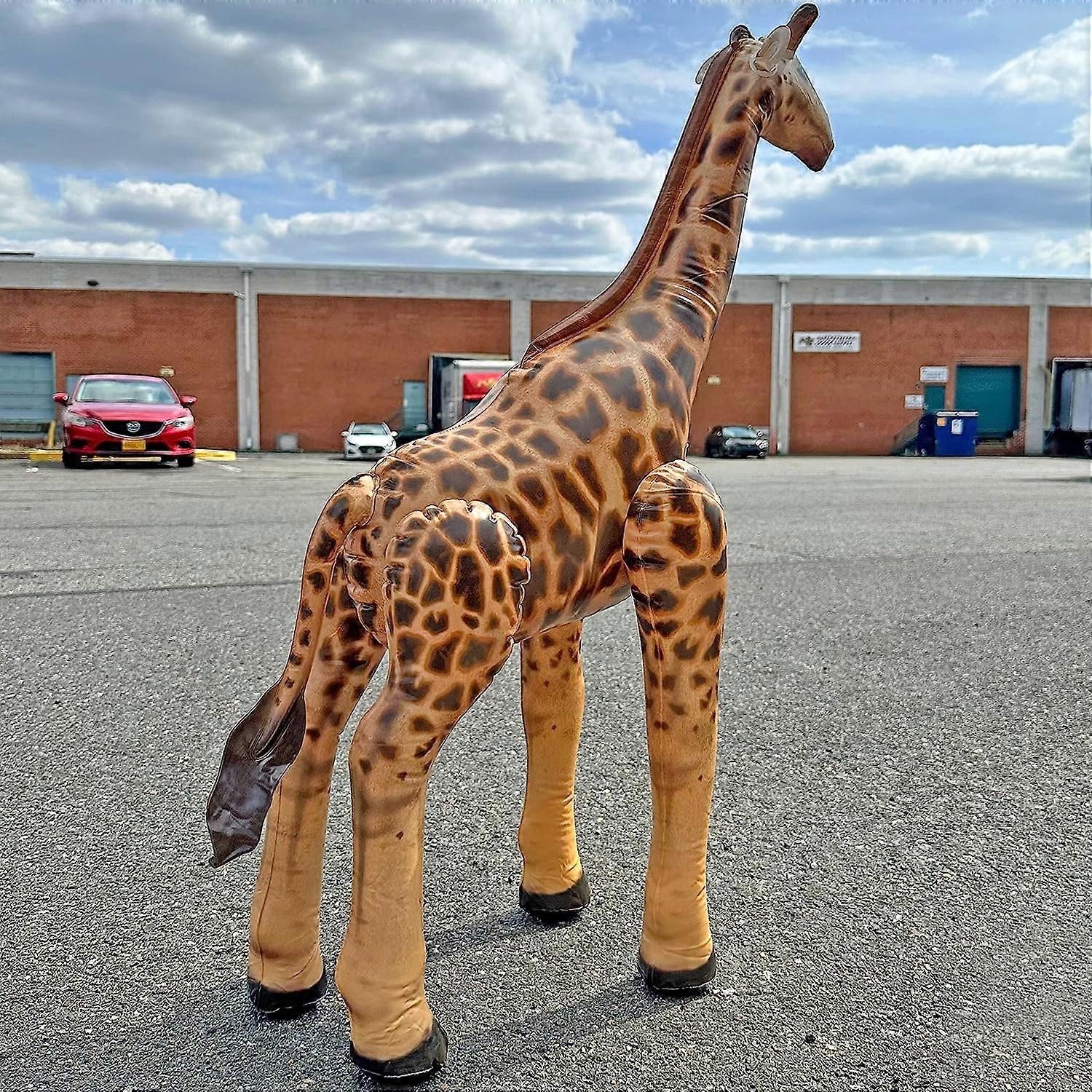 nflatable Giraffe Animals, 36" Tall Stuffed Animals Pool Party ...