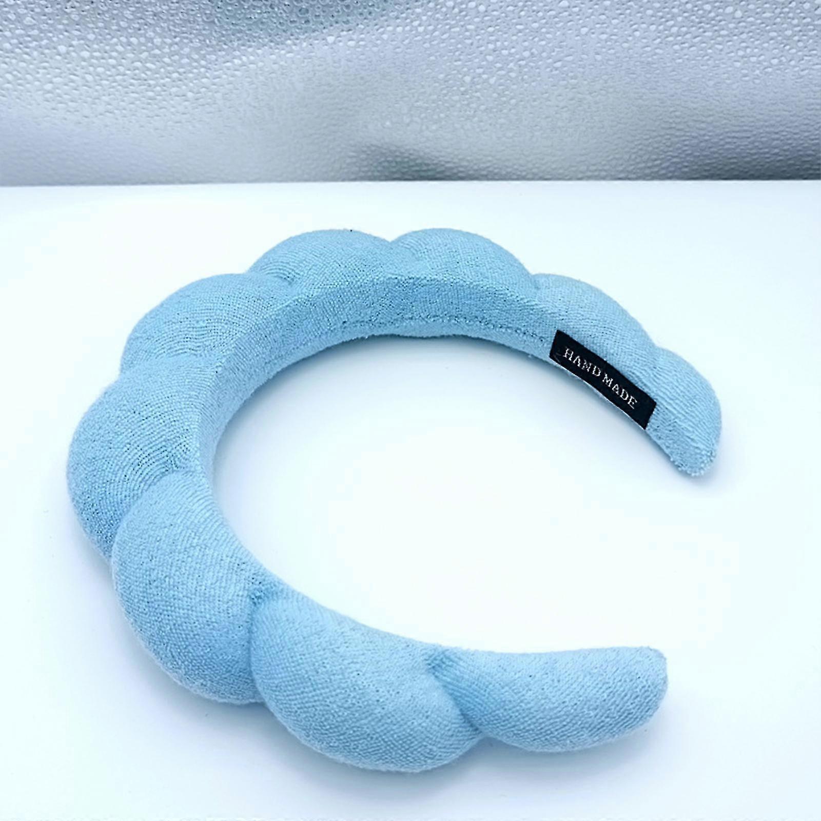 Hair Band High Head Band Towel Flannelette Head Button Twist Headband ...