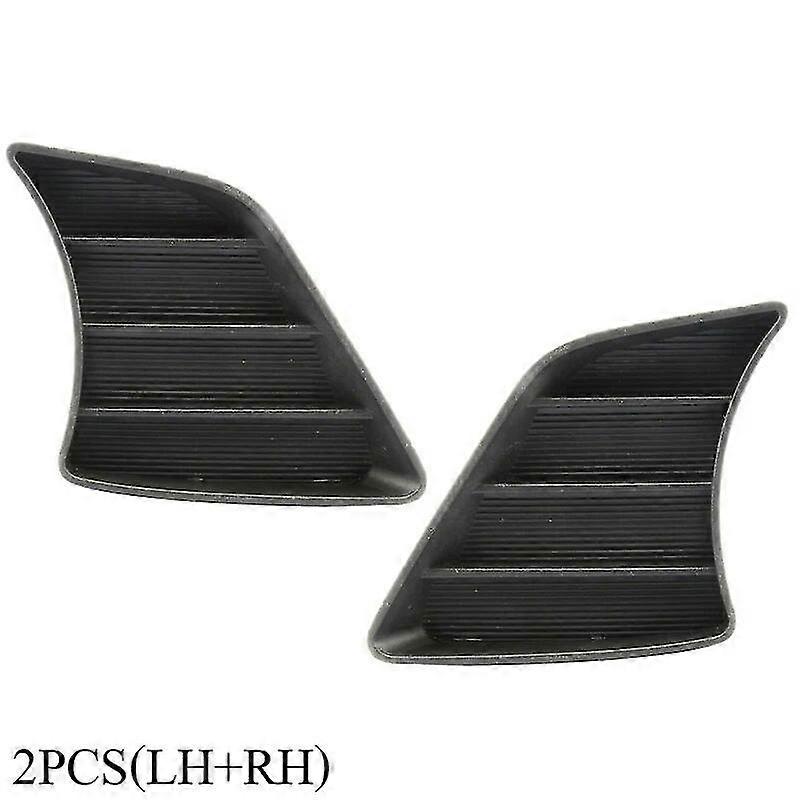Front Bumper Mesh Grille Fog Lamp Frame Cover Hood Garnish For Toyota ...