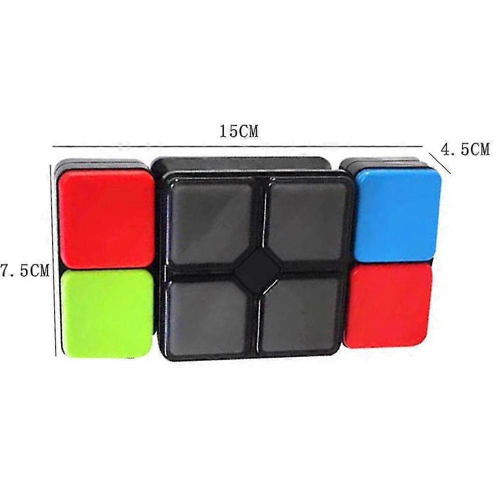 Led Magic Music Cube Flip Slide Cube Light Multiplayer Puzzle Toy 4 ...