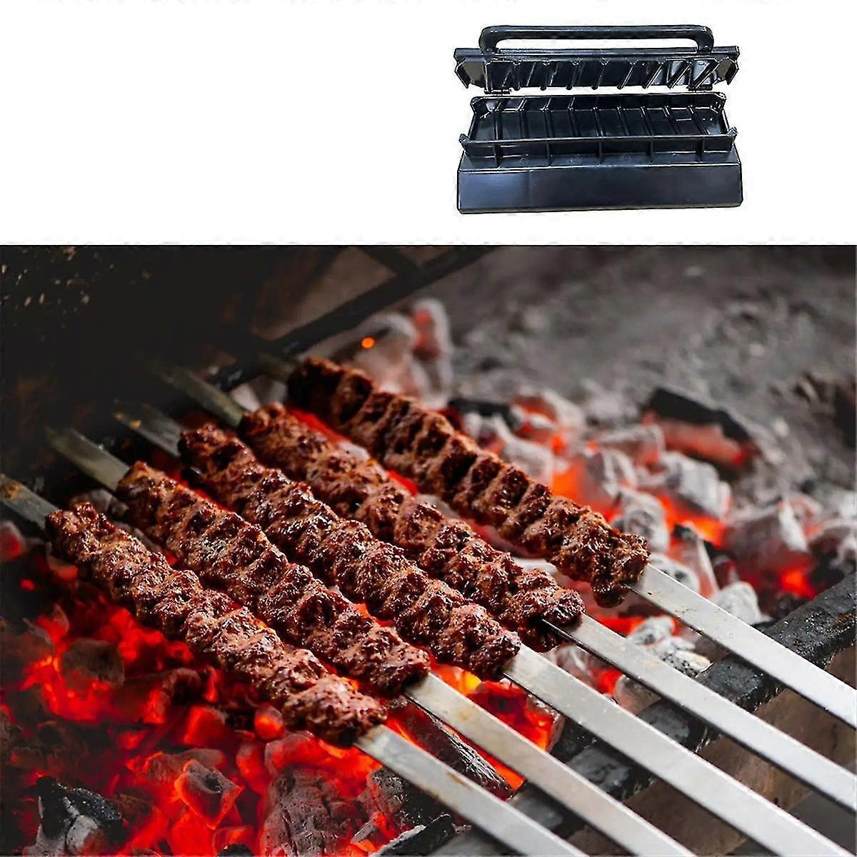 Large Kebab Maker Press, Black Plastic Kabab, Manual Kabob Mould, Kabob ...