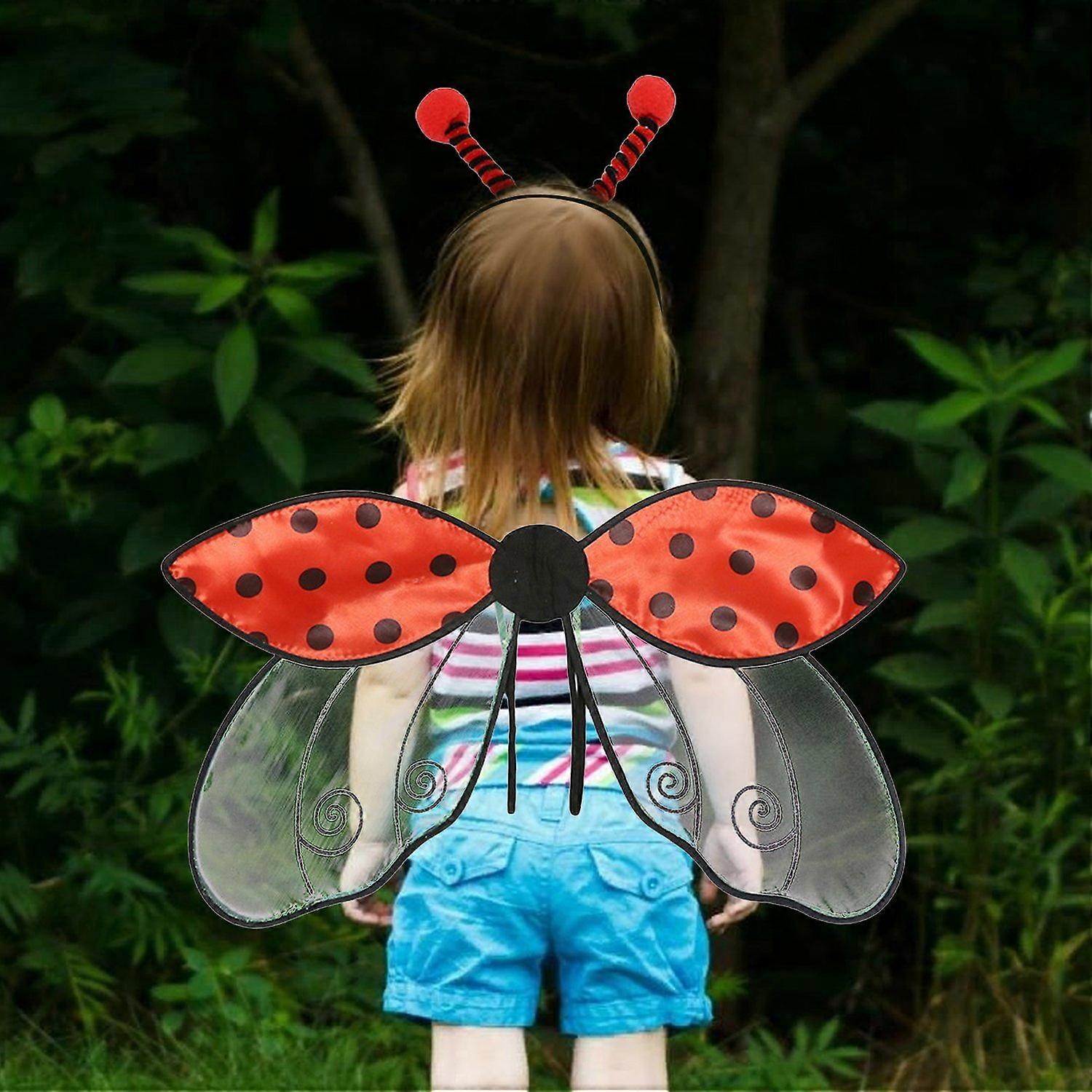 Ladybug Cosplay Wing Universal Ladybird Dress-Up Wing Fairy Wing ...