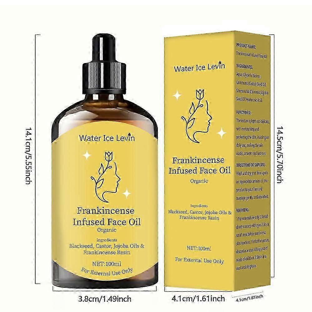 Frankincense Resin Oil with Castor & Jojoba Oils for Face, Wrinkle Removal Facial Moisturizer ...