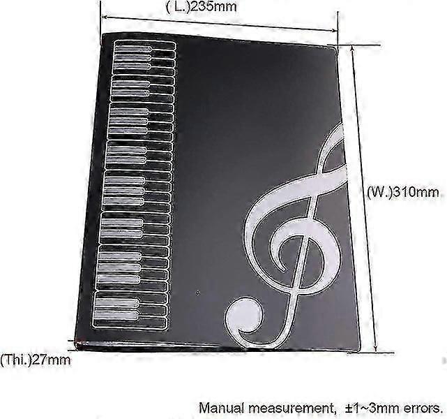 Music Themed A4 Size Sheet Music Folder for Paper Documents | Fruugo UK