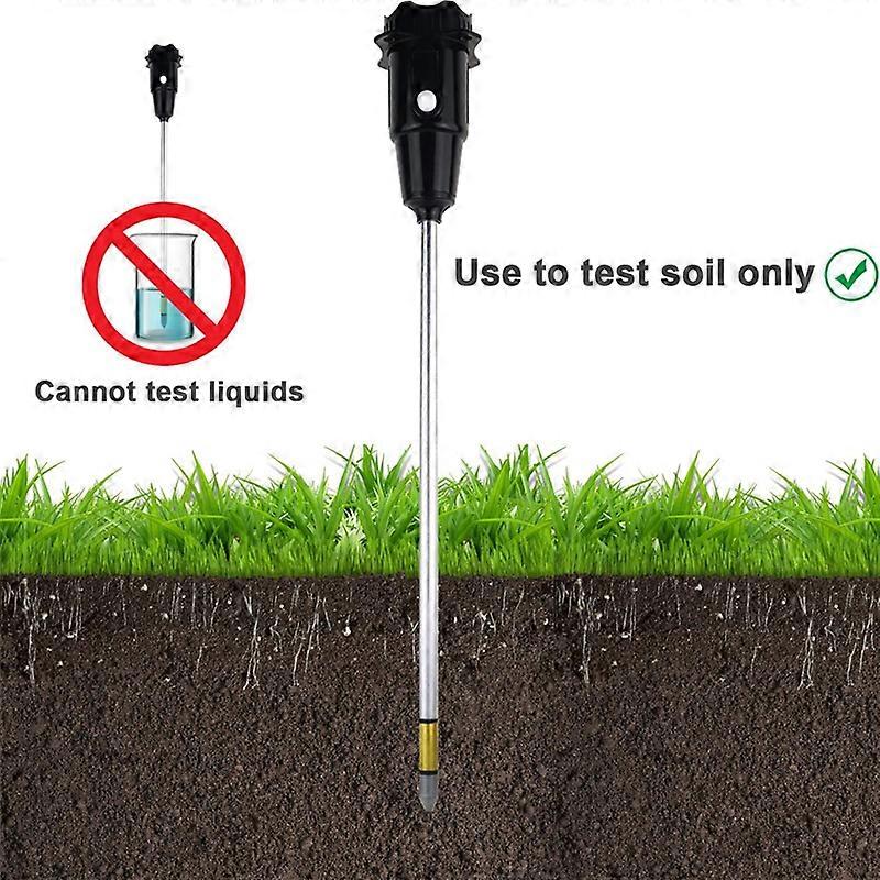 Long Probe Deep Soil PH Moisture Meter 2 In-1 Tester-Professional Test ...