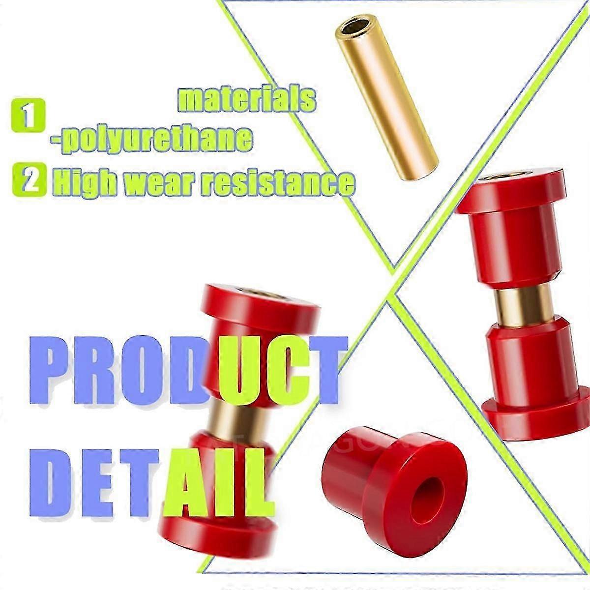 Rear Bushing Kit Fit for 1994+ /, 1981+ Club Car , Golf Cart Rear Leaf ...