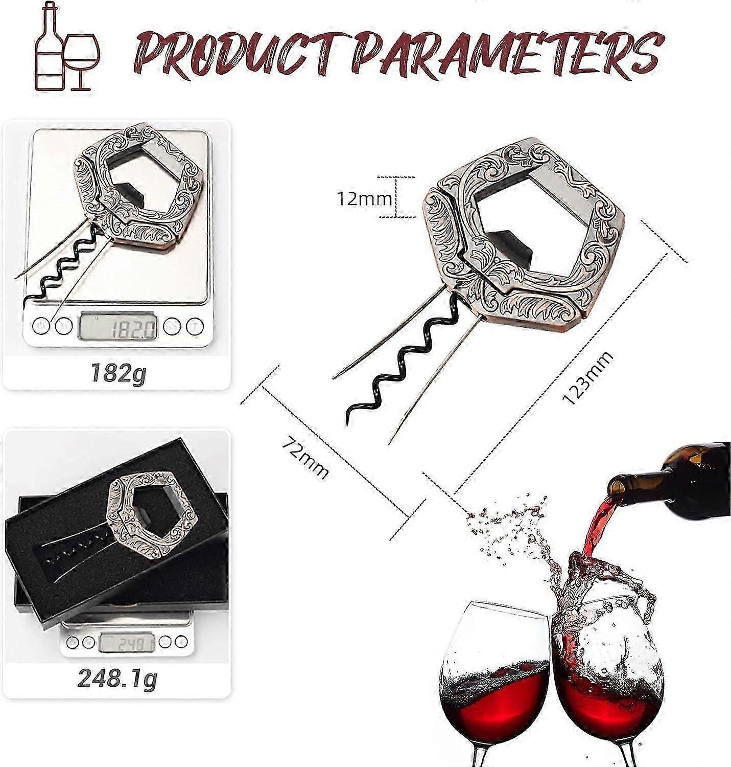 3 in 1 Ah So Two Prong Wine Opener & Cork Remover,It Can Remove The ...
