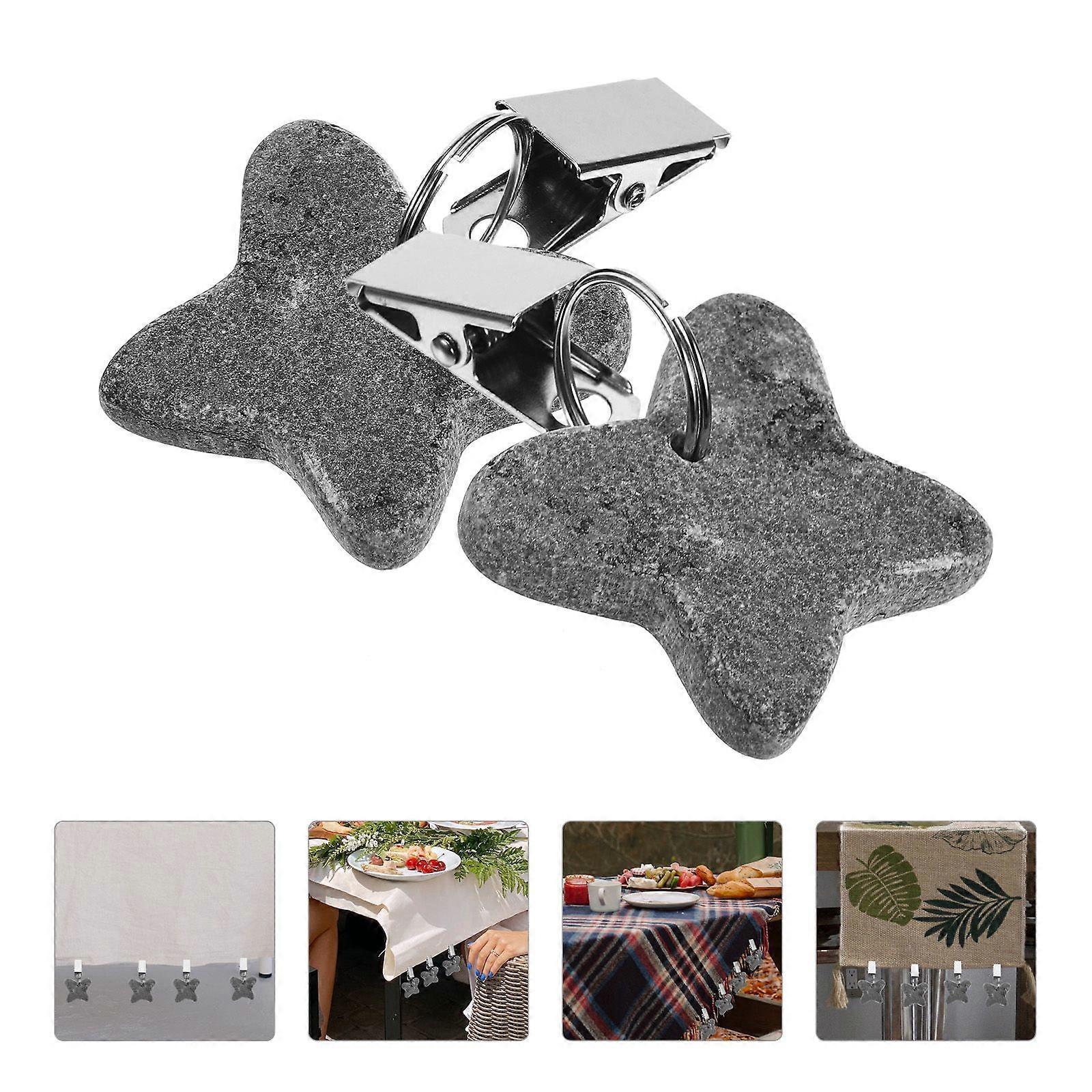 4pcs Tablecloth Weights Stones Butterfly Shaped Table Cloth Weights ...
