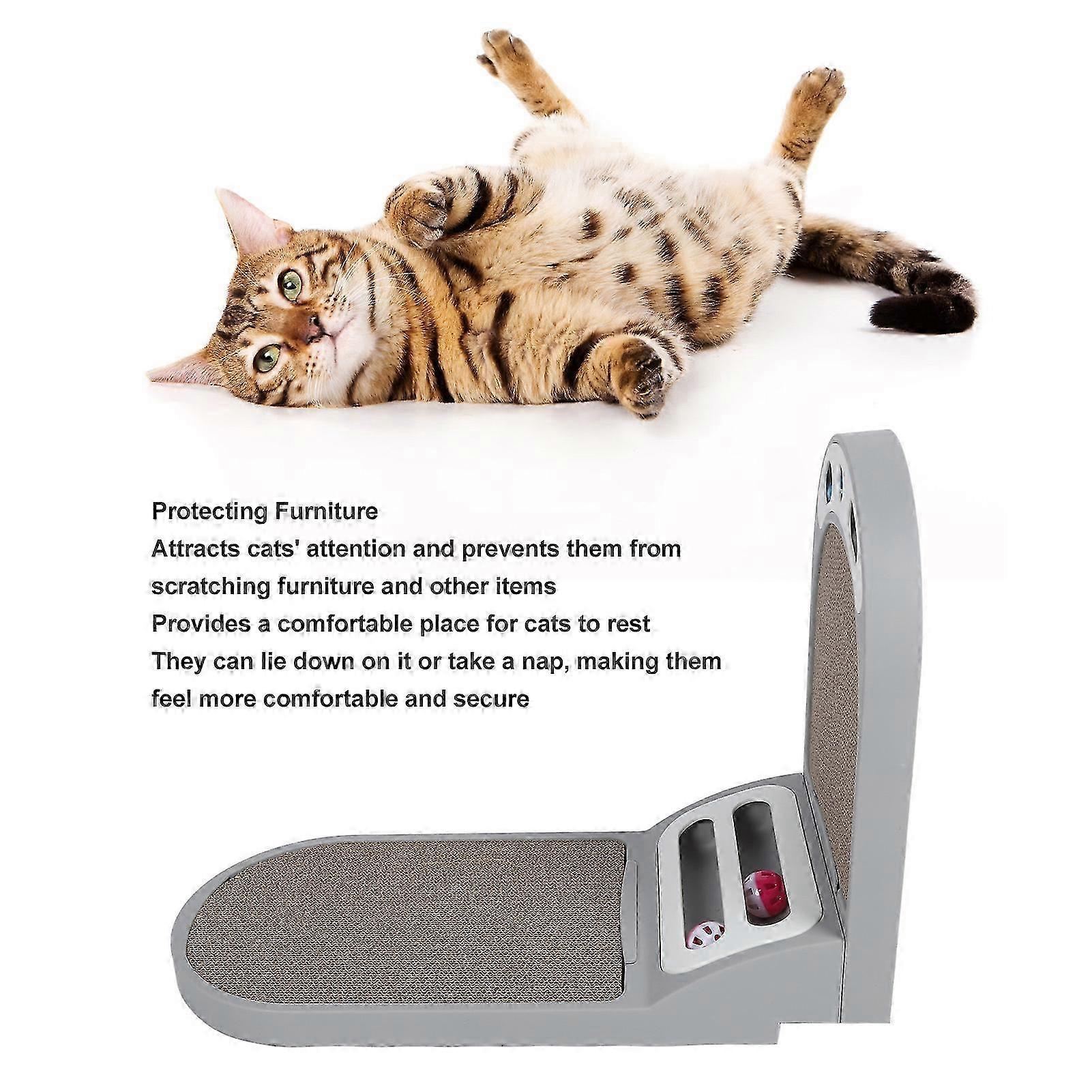 L-Shaped Scratch Pad for Cats - Scratch Resistant Wearable Cat ...