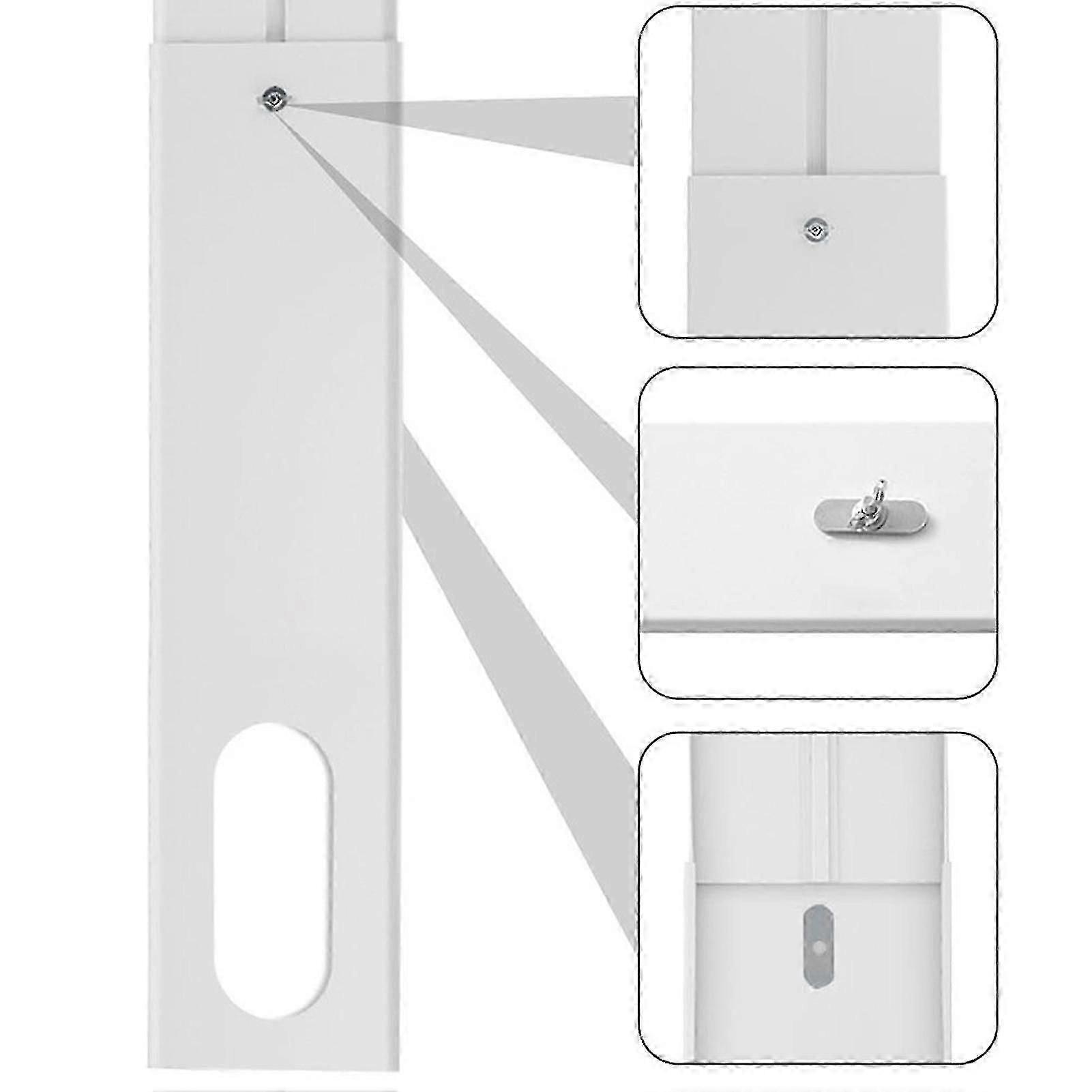 Portable AC Window Vent Kit for Sliding Doors - Adjustable Slide Plate ...