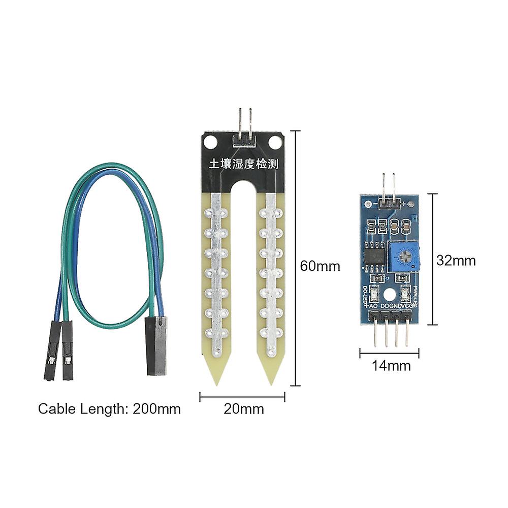 2022.5Pcs soil humidity hygrometer moisture detection sensor module ...