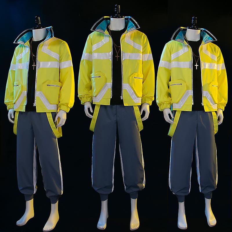 Anime Cyberpunk Edgerunners David Martinez Cosplay Costume Jacket Pants ...