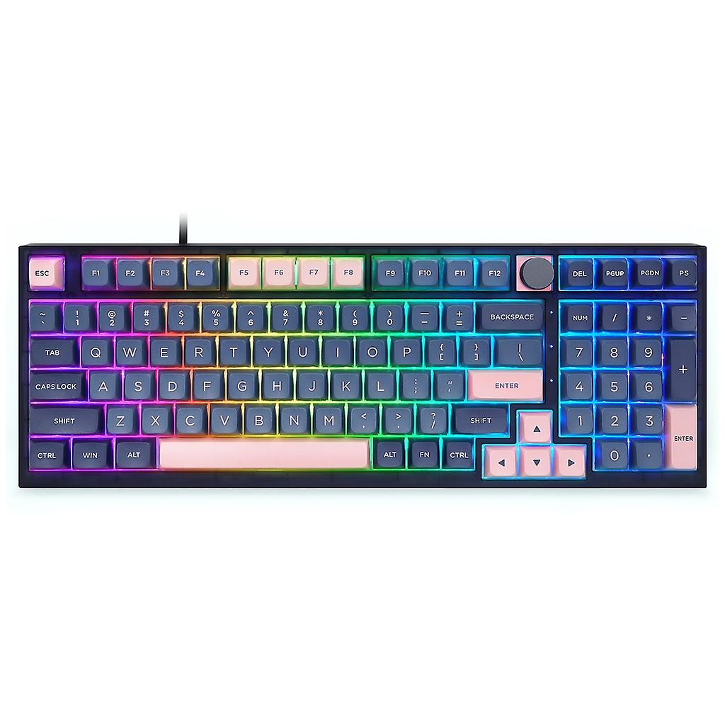 GK980 Mechanical Keyboard Optical Hot Swappable Programmable RGB PBT ...