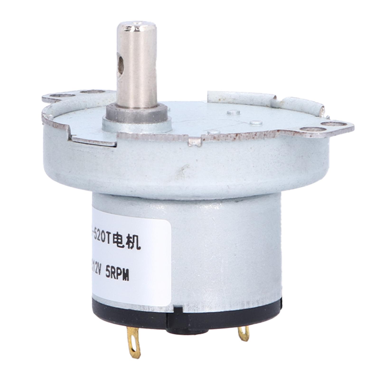 JS‑520T Synchronous Motor Durable DC 12V 5RPM Gear Motor for Electronic ...