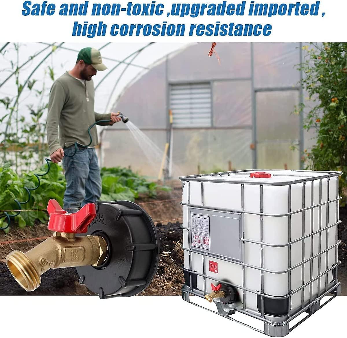 1000L tartály csaptelep, IBC tartály adapter 1/2 "menetes csatlakozó ...