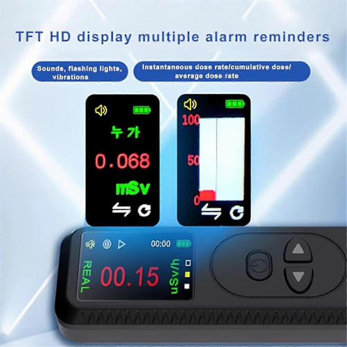 Geiger Counter Nuclear Radiation Detector, High Accuracy Beta Gamma X ...