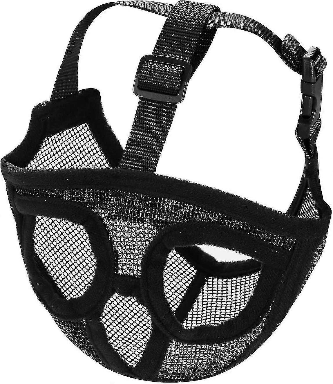 Mesh Dog Muzzle Short Snout Dog Muzzle Adjustable French Bulldog Muzzle ...