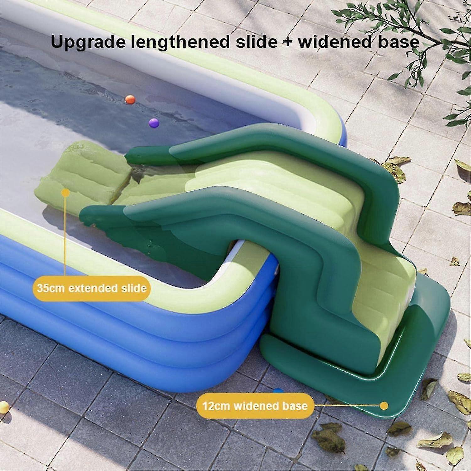 Above Ground Pool Slide - Tilt-Proof, Fun Play in Outdoor Water Park ...