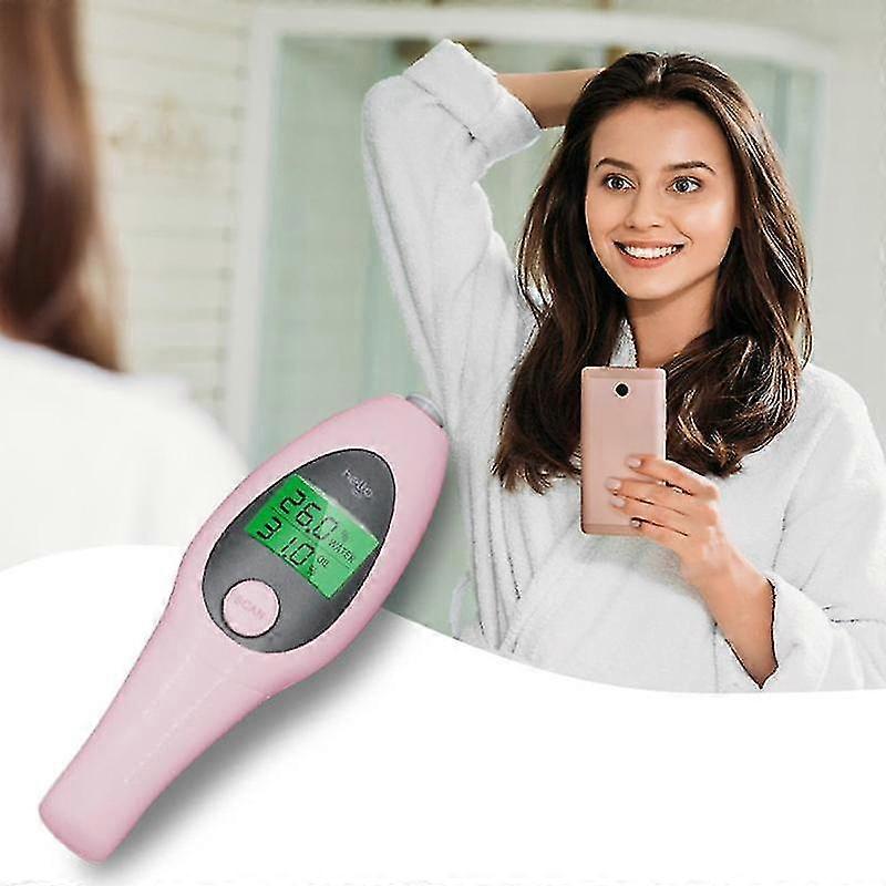 Professional Digital LCD Display Skin Tester Moisture Oil Water Facial ...