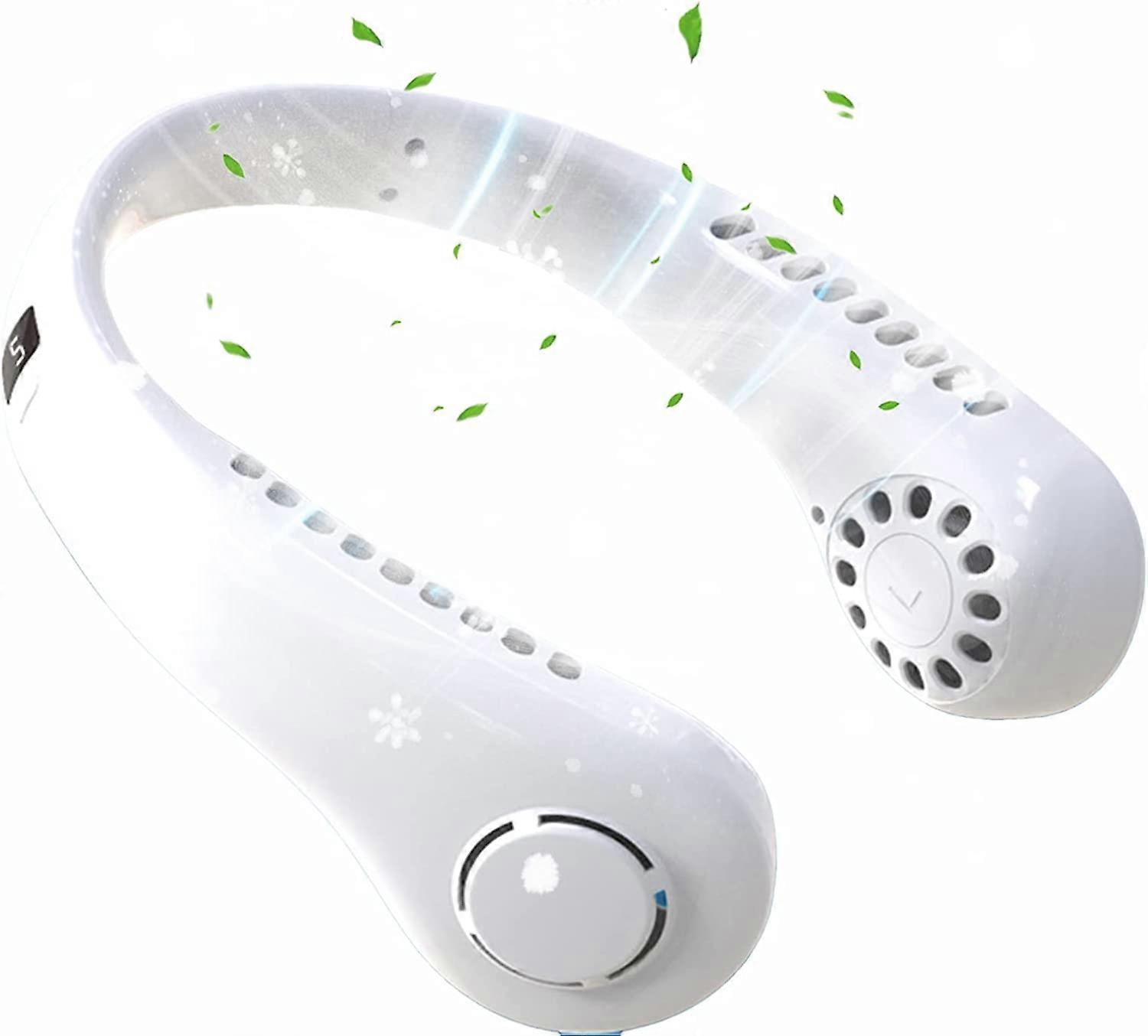 Neck fan, hanging neck fan. Portable Neck Fan Cooling with 360 Airflow ...