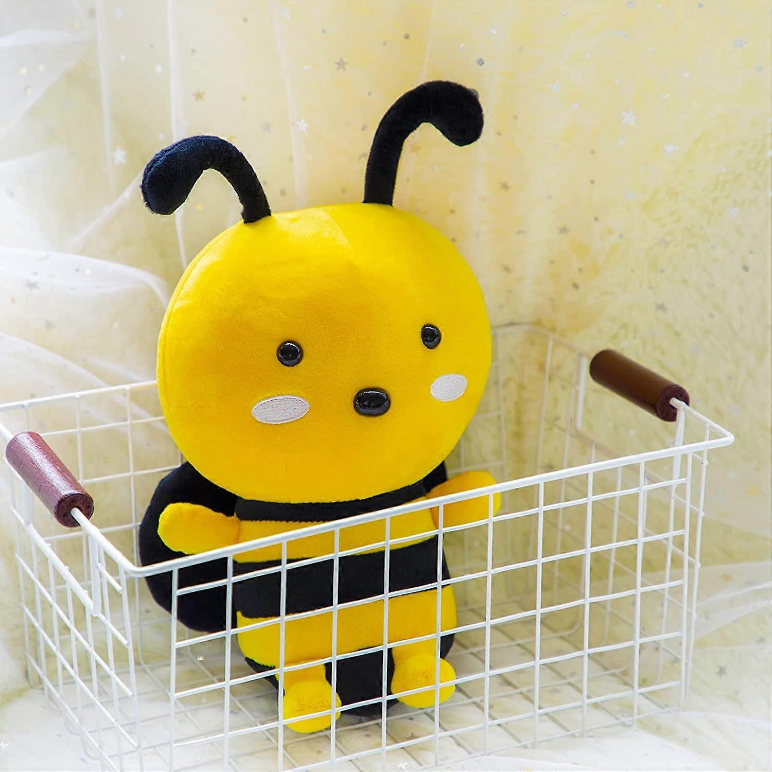 Bee Plush Toy,10" Bee Stuffed Animal,Soft Honeybee Plush Doll Gift for ...