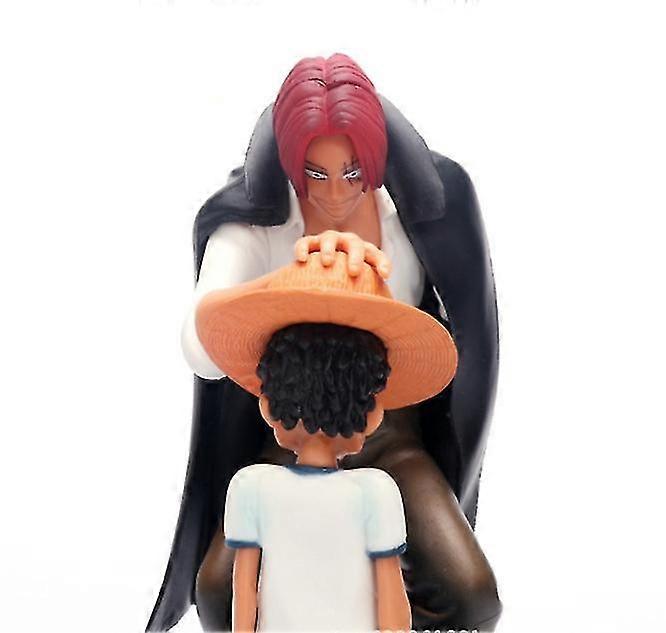 Straw Hat Luffy Red Hair Shanks Pocket Figure Scene Edition Touch Car ...