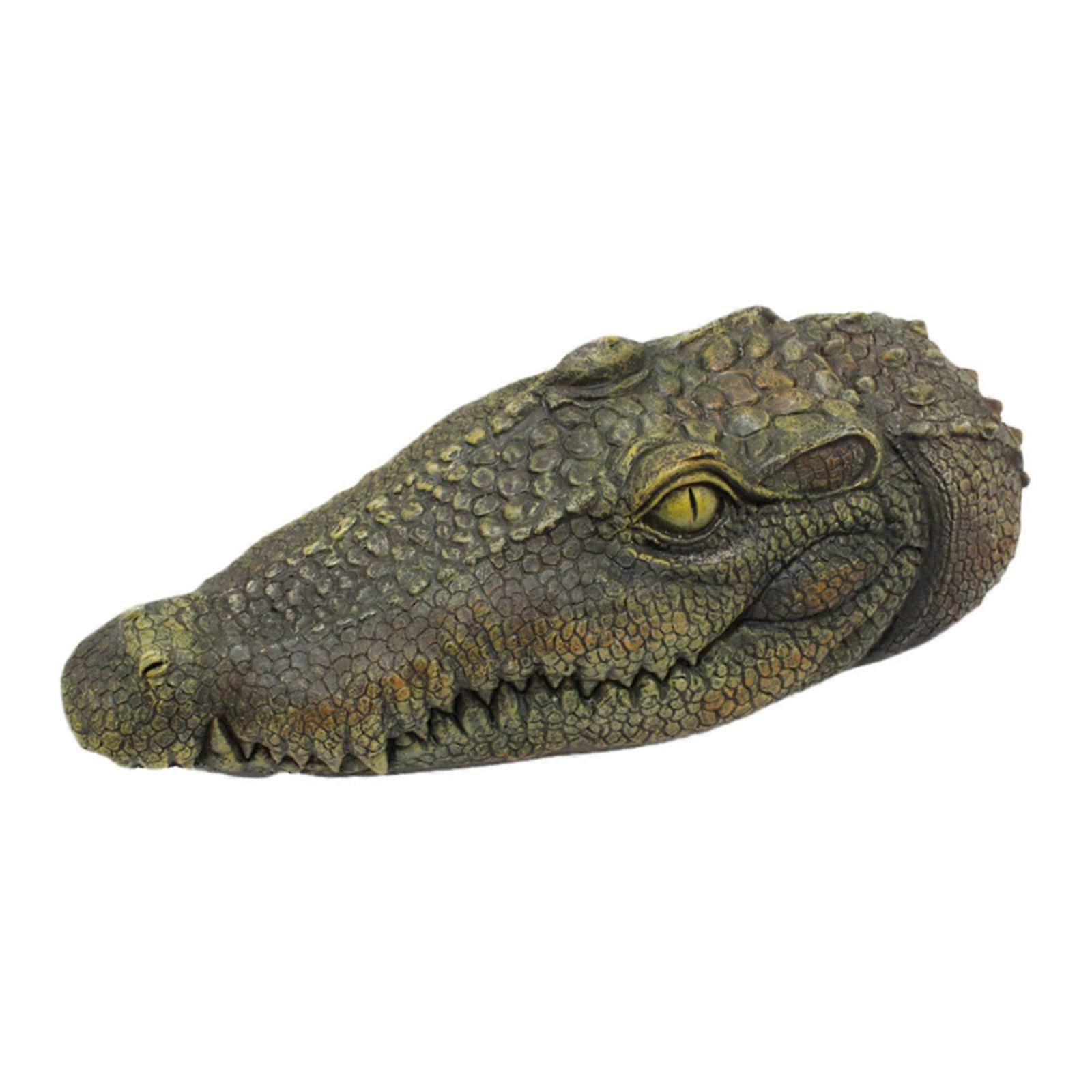 Floating Alligator Head Floating Crocodile Head,Outdoor Pool Float ...