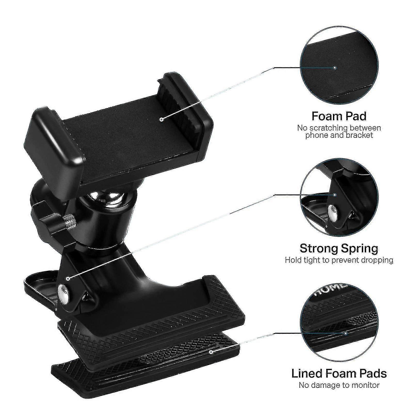 Adjustable Fitness Phone Holder Clamp For Concept 2 Rowing, Biking ...
