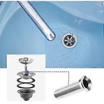 2pcs 304 Stainless Steel Kitchen Sink Strainer Screw Threaded Waste ...