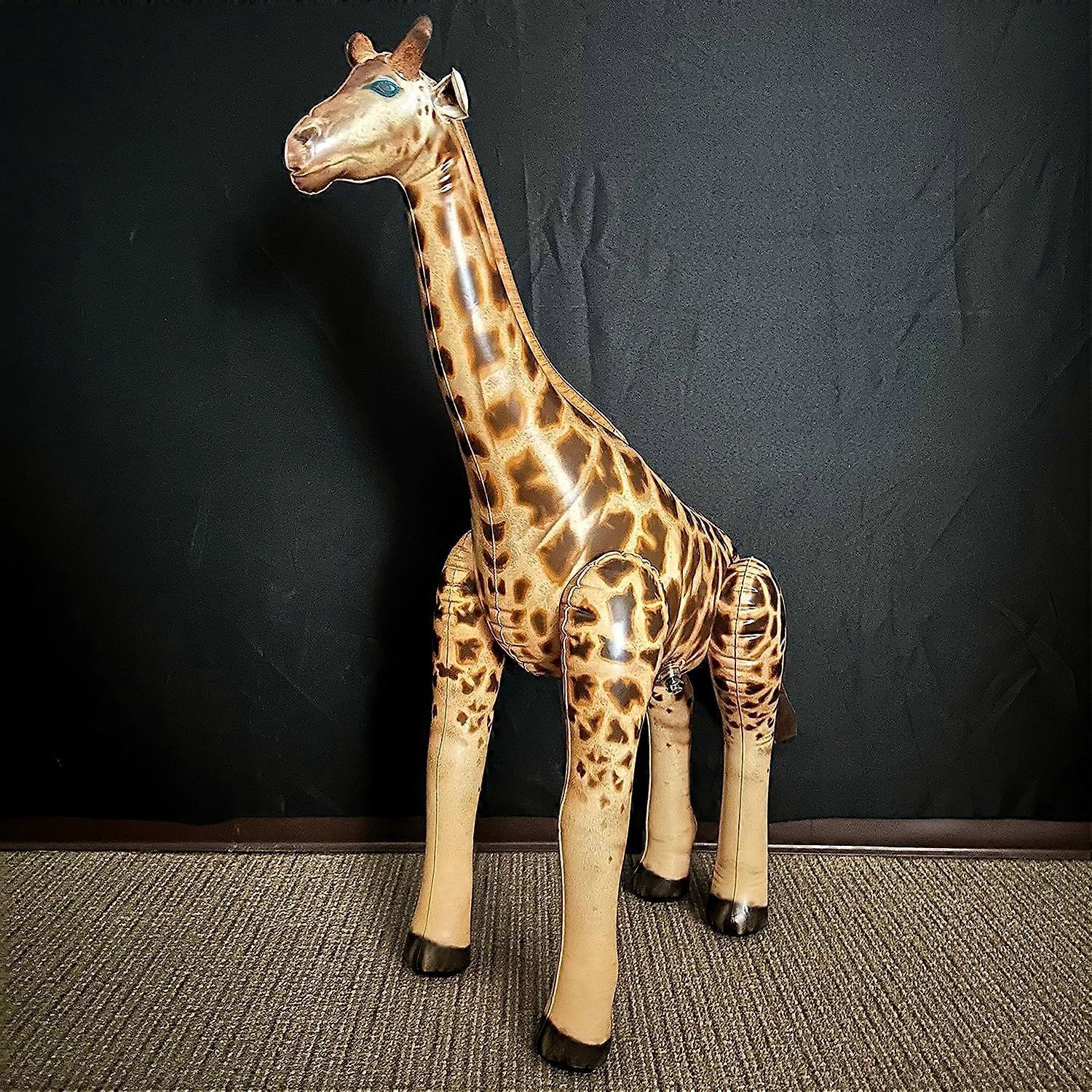 nflatable Giraffe Animals, 36" Tall Stuffed Animals Pool Party ...