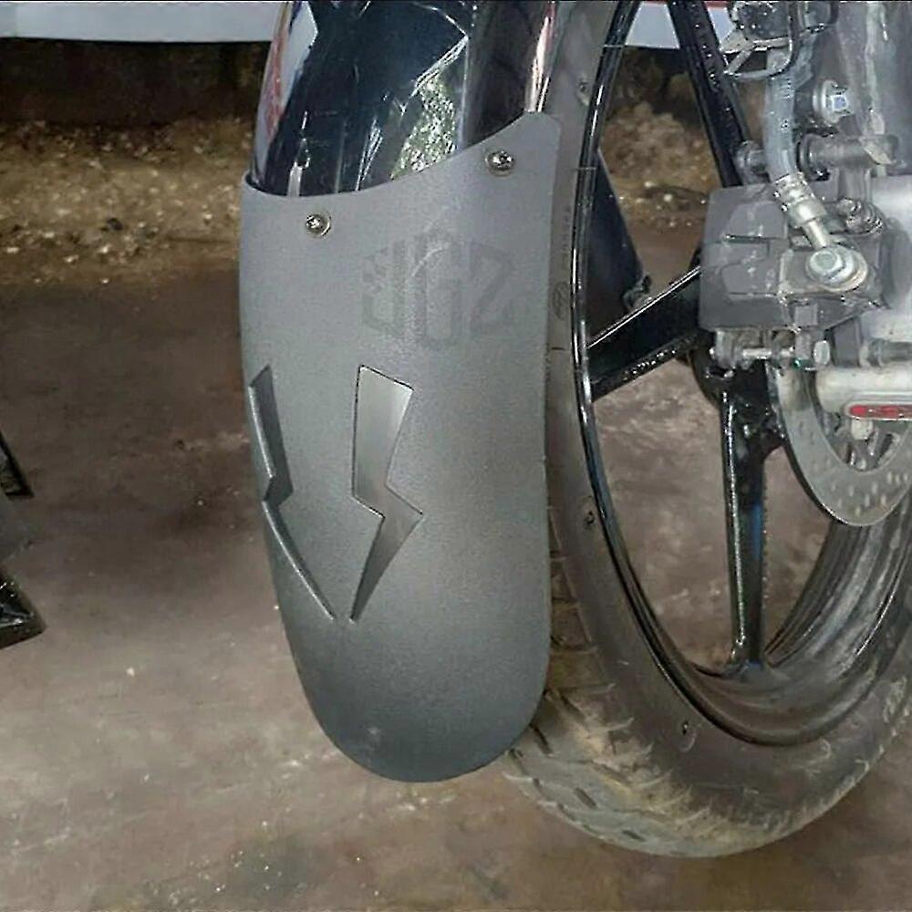 Motorcycle Front Rear Mudguard Extender Fender Splash Extension Pad ...