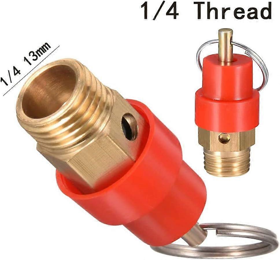 2Pcs Safety Valve BSP Male Air Compressor Pressure Relief Valve ...