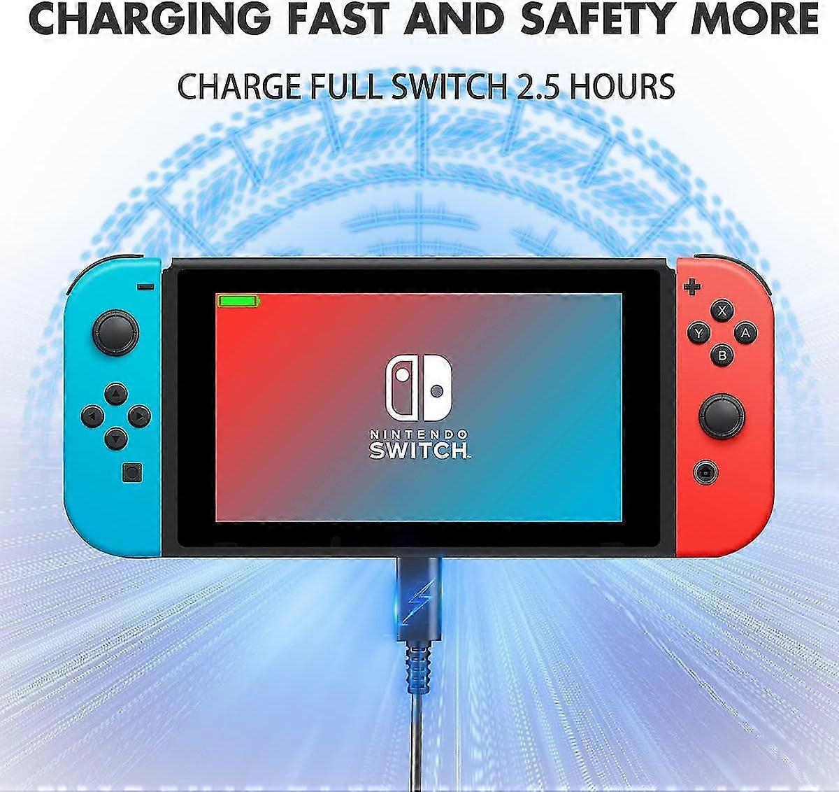 Charger For Nintendo Switch And Switch Lite And Switch Oled, Support ...