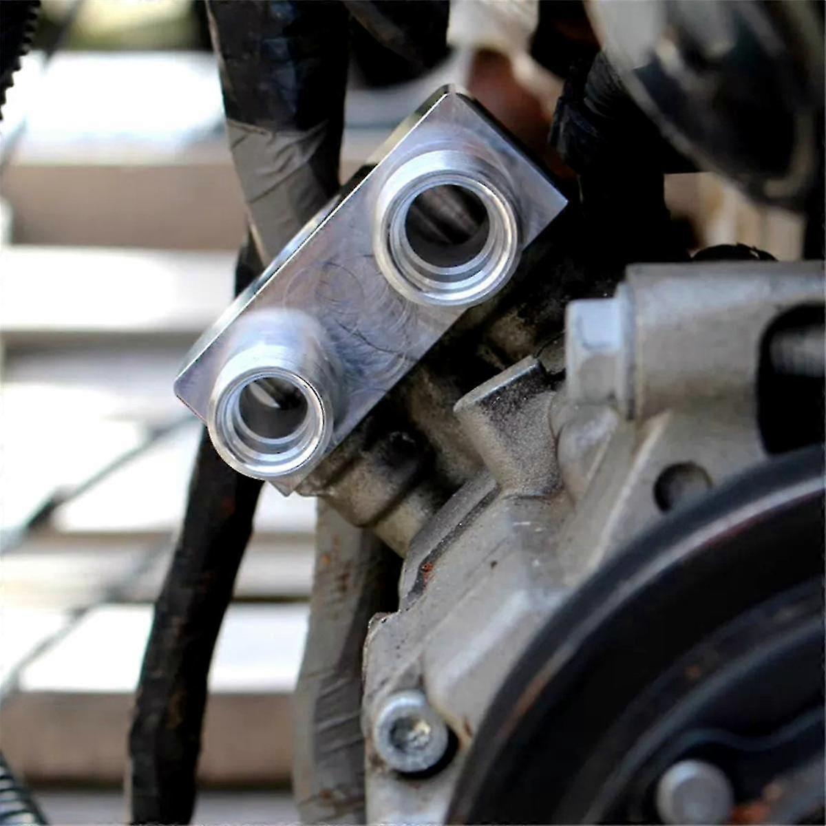 For LSX LS3 Engine Swap Conversion A/C Line Compressor Adapter Fitting ...