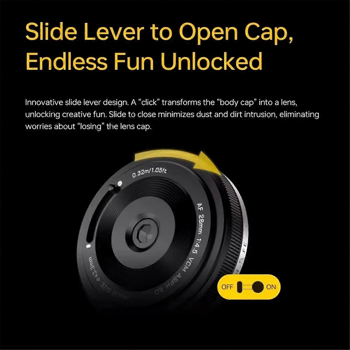 28mm F4.5 Full-Frame Fixed Focus Pancake Lens for Sony | Fruugo UK