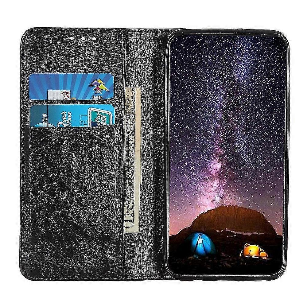 Magnetic Leather Case for LG Velvet with Built-in Flip Holder Card ...