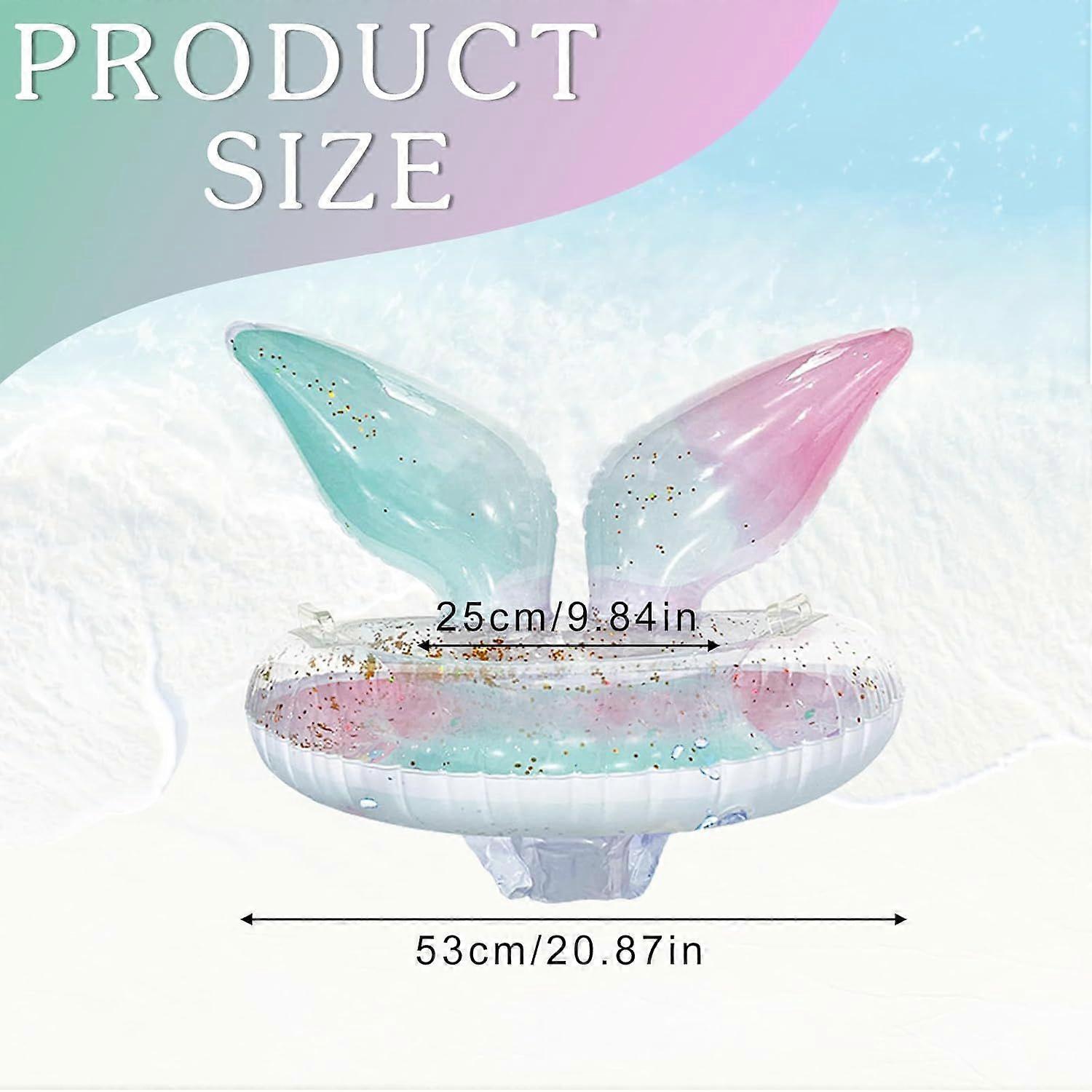 Swimming Ring for Kids,Mermaid Swim Ring Pool Inflatables Swimming ...