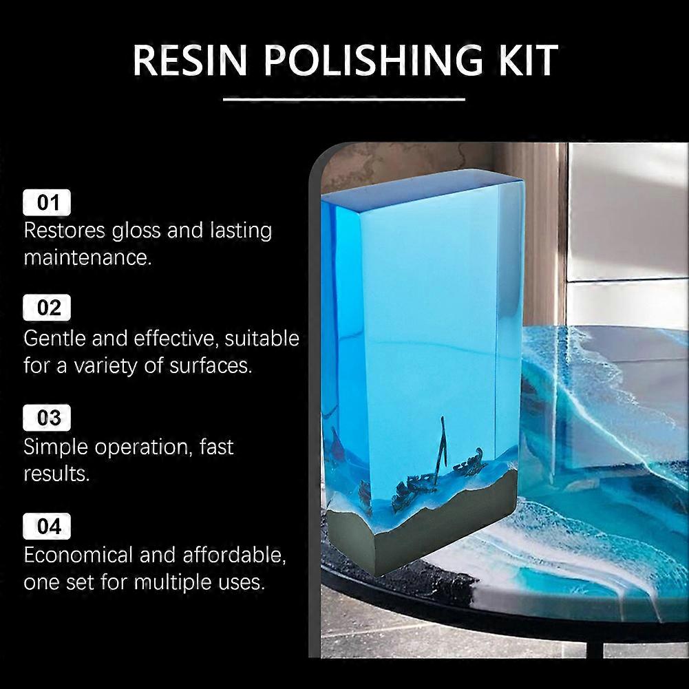 Epoxy Resin Polishing Kit, Resin Polishing Compound, Scratching Set ...